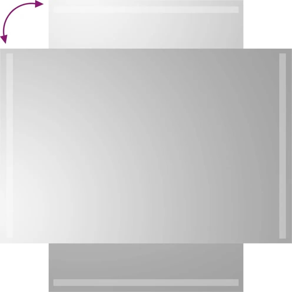 Koupelnové zrcadlo s LED osvětlením 60x90 cm 3154069