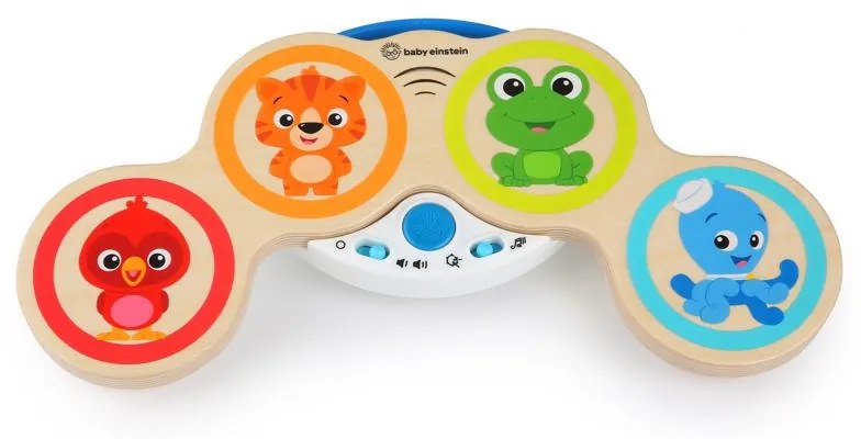 BABY EINSTEIN Hračka dřevěná hudební bubny Magic Touch HAPE 6m+