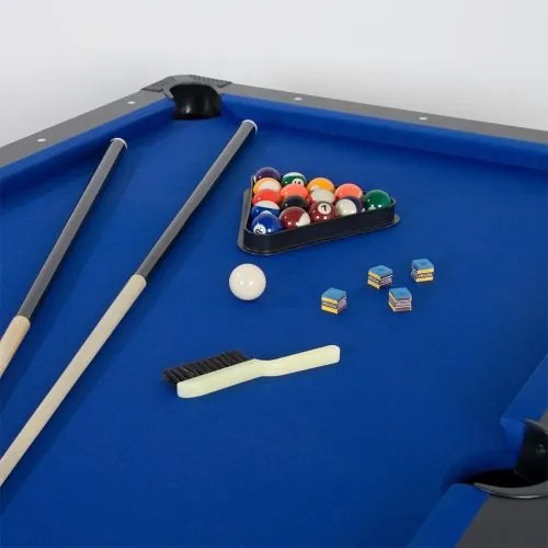 TUIN kulečníkový stůl pool billiard kulečník 5 ft s vybavením modrá