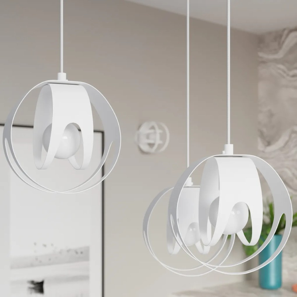 Sollux Lighting Závěsné svítidlo TULOS 1 bílé