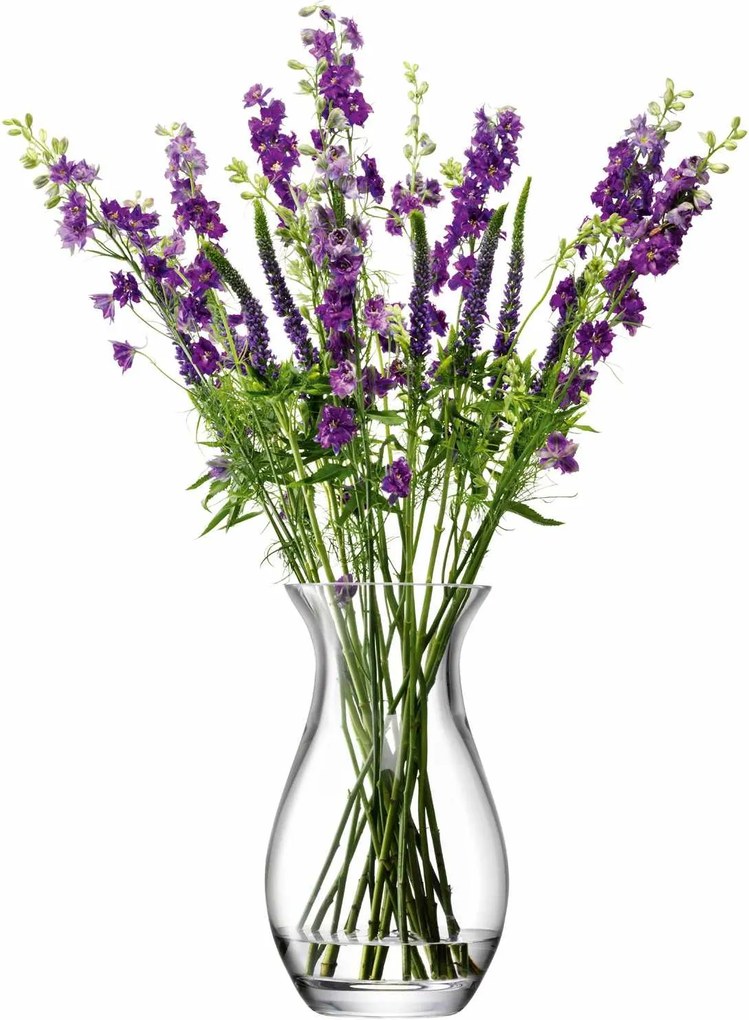 FLOWER Grand Posy skleněná váza 32cm, LSA, Handmade