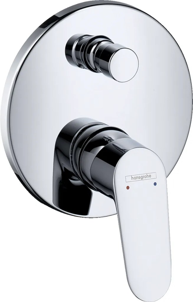 Hansgrohe Focus E2, vanová baterie pod omítku, chromová, 31945000