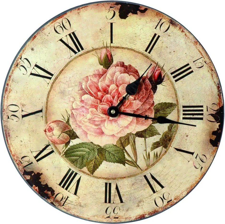 Hodiny Roses, 33 cm