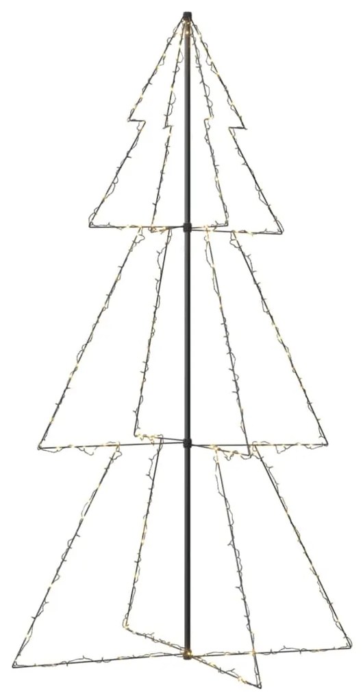 328586 vidaXL Vánoční stromek kužel 300 LED diod dovnitř i ven 120 x 220 cm