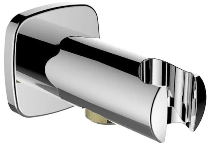 Laufen - Připojení sprchové hadice s nástěnným držákem City 1/2", chrom HF504773100000