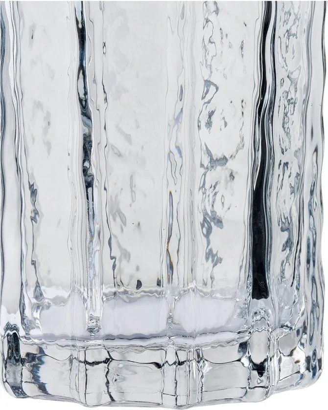 Šedá skleněná váza (výška 20 cm) – House Nordic