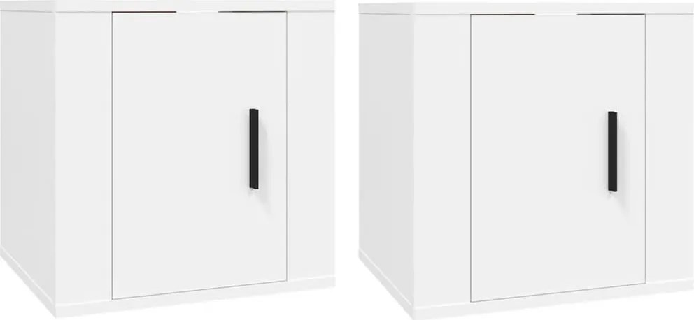 vidaXL Nástěnné TV skříňky 2 ks 40 x 34,5 x 40 cm [816643] Barva: Betonová šedá