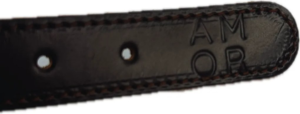 Kožený mexický obojek M