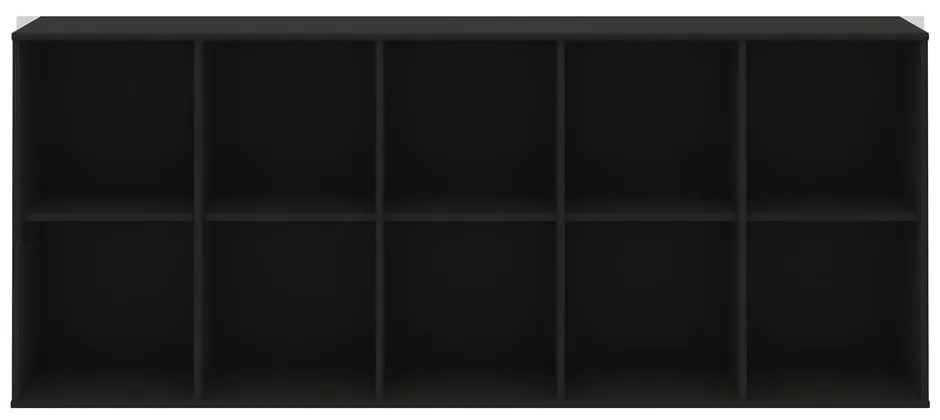 Černý modulární policový systém 169x69 cm Mistral Kubus - Hammel Furniture