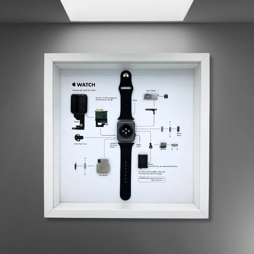 Obraz, Apple Watch černý