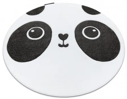 koberec PETIT PANDA bílá velikost kruh 160 cm | krásné koberce cz