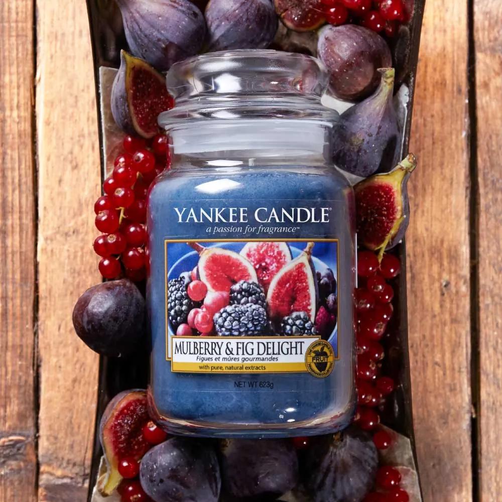 Yankee Candle - vonná svíčka Mulberry & Fig Delight (Lahodné moruše a fíky) 623g
