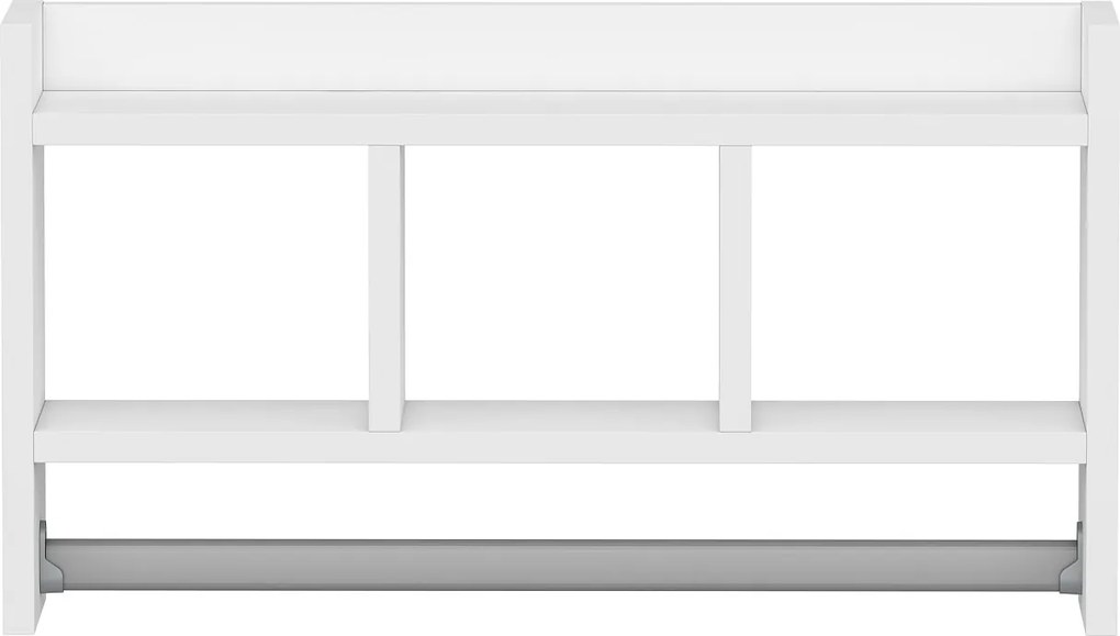 Nástěnná police ASYA bílá