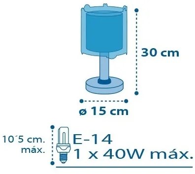 Dalber D-41341 - Dětská lampička PLANETS 1xE14/40W/230V