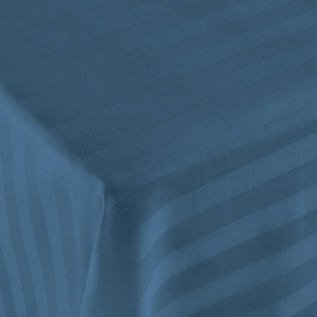 BAMBUSOVÉ PROSTĚRADLO STRIPE 160X240 CM MODRÉ
