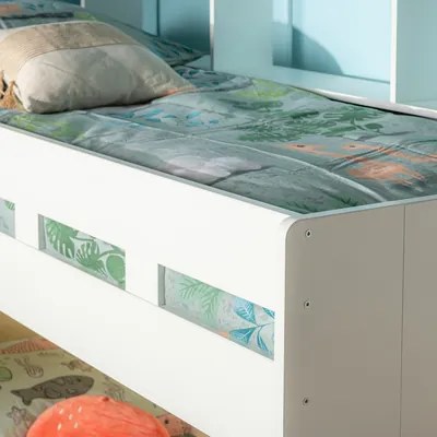 Patrová postel SILK 90x200 bílá