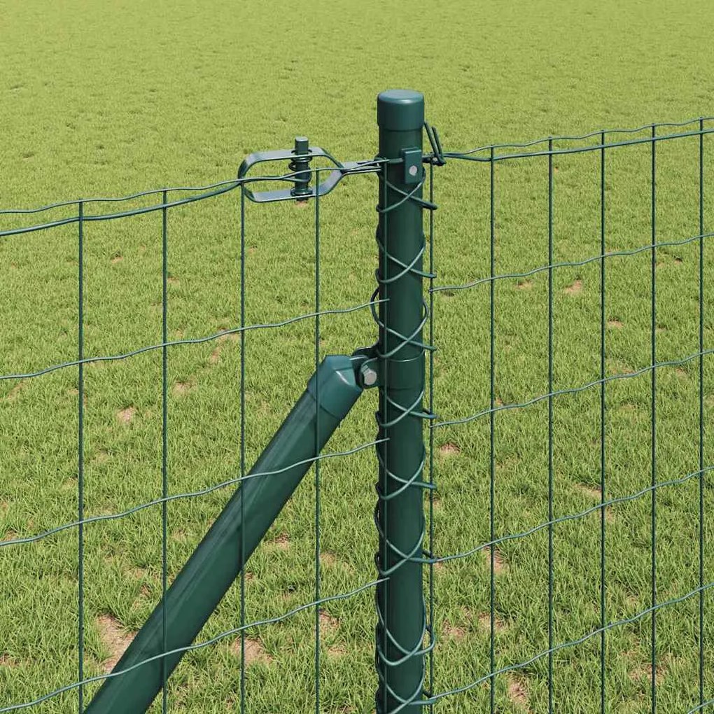 Evropský plot se hroty 10 x 1,2 m Ocel potažená PVC Zelená 3350556