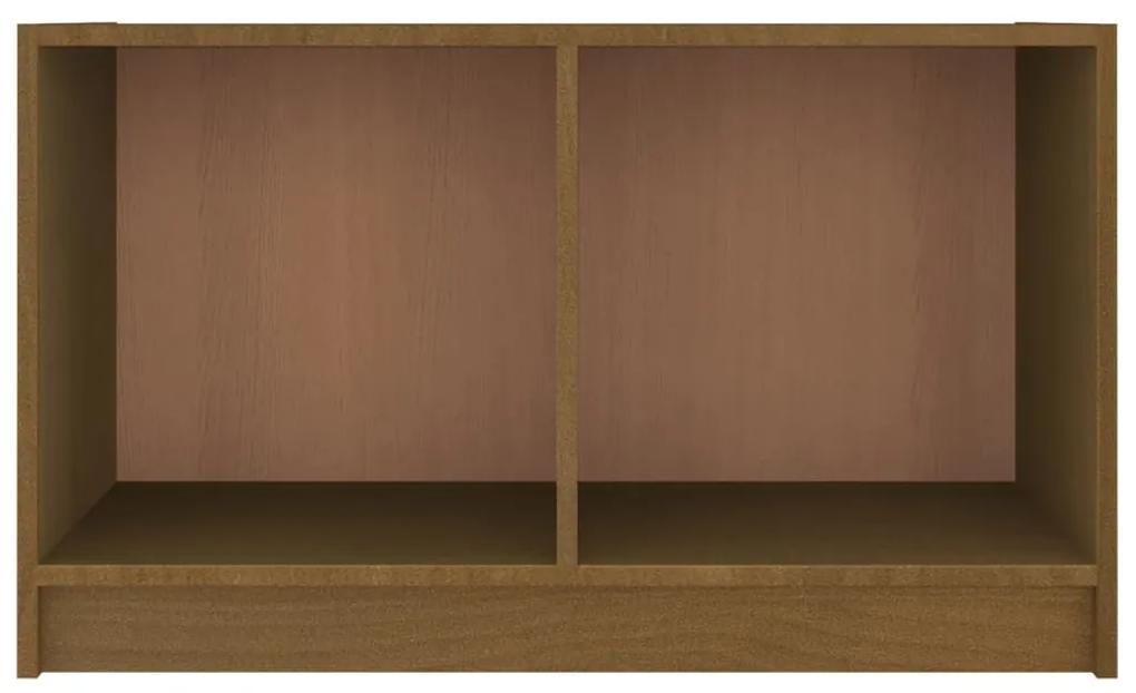 TV stolek medově hnědý 70 x 33 x 42 cm masivní borové dřevo