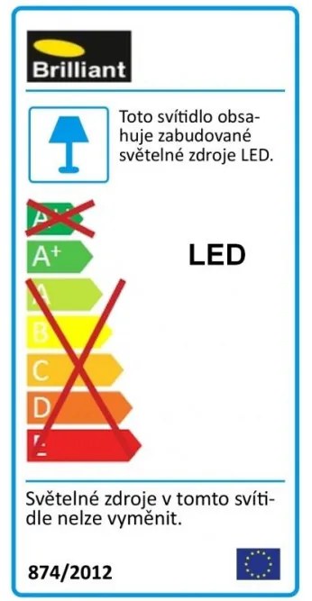 BrilliantG32229/13 Stropní LED svítidlo TORSION satin