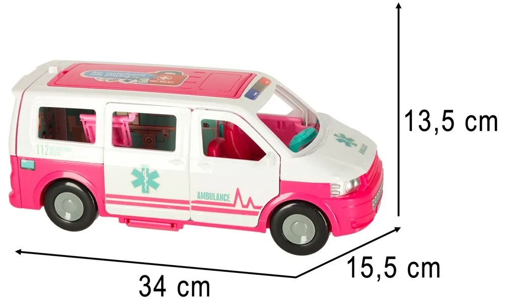 Creative Corner Ambulance mobilní nemocnice příslušenství pro panenky