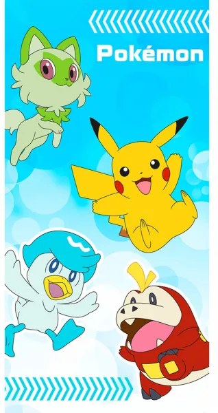Carbotex Osuška Pokémon Chyť je všechny 70x140 cm