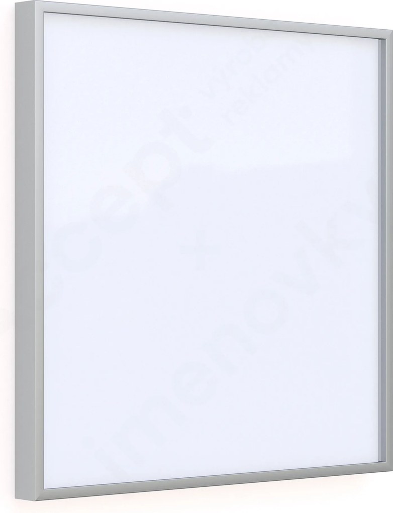 ACCEPT Dveřní tabulka Plato X 105 x 105 mm (stříbrná) - stříbrná tabulka