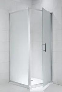 Jika Cubito Pure - Pevná sprchová stěna, 900x1950 mm, transparentní sklo/chrom H2972420026681