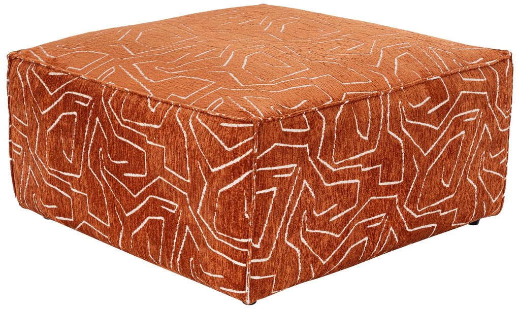 Atelier del Sofa Taburet Lora Pouffe - Orange, Oranžová