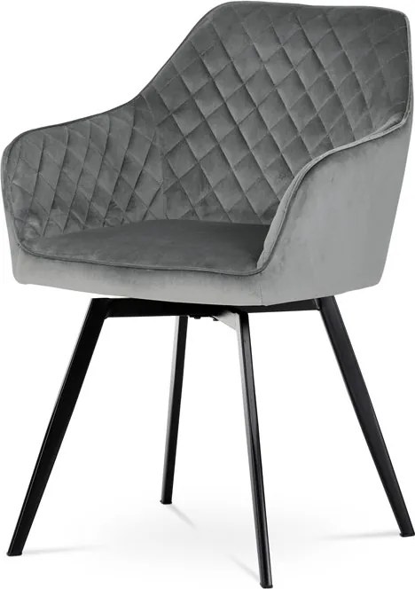 Autronic Jídelní židle DCH-425 Barva potahu: Šedá