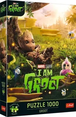 Trefl - Puzzle - Premium Plus Marvel: Já jsem Groot / 1000 dílků / 68.