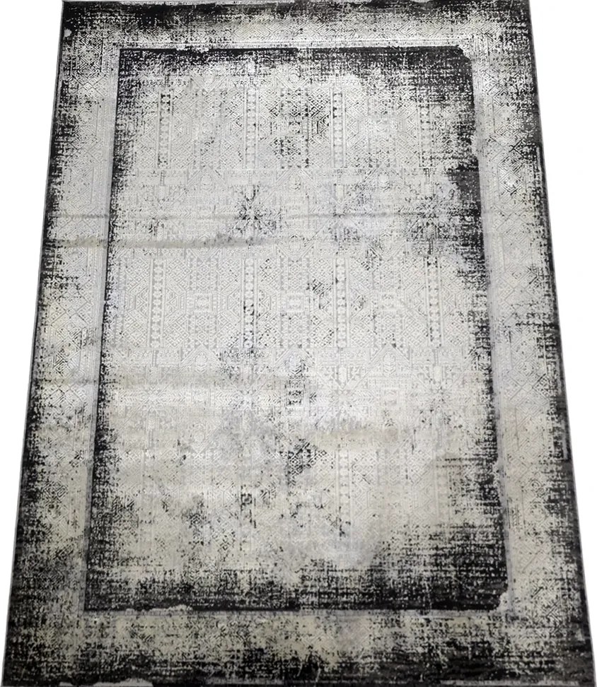 BE Koberec Deluxe 9090 GREY - šedý obdélníkový Rozměr: 60x100 cm