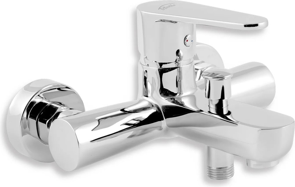 Novaservis Titania Fresh Vanová nástěnná baterie bez sprchové soupravy 150 mm, chrom, 96020/1,0