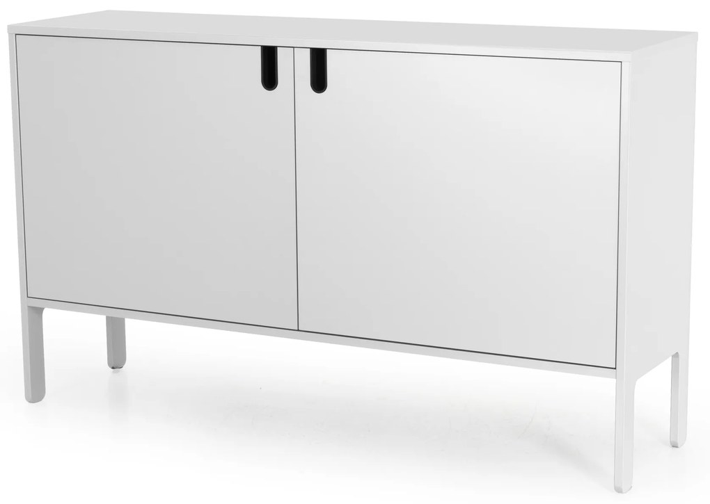 TENZO Dřevěná komoda UNO 148cm bílá 9008554001