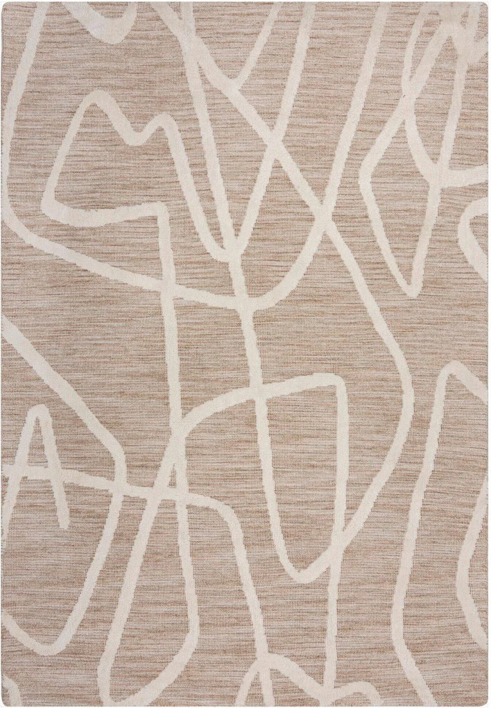 XXXLutz TKANÝ KOBEREC, 120/170 cm béžová Flair Rugs - Online Only koberce & rohožky - 003165038801