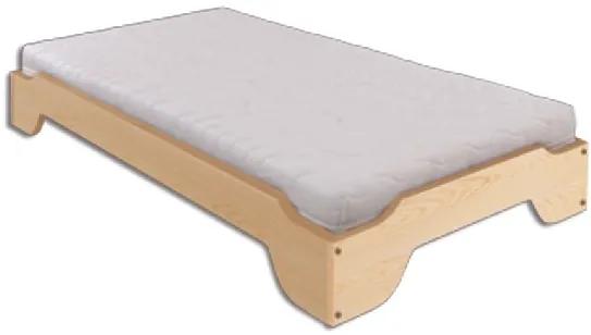 Drewmax Dřevěná postel 90x200 LK138 ořech