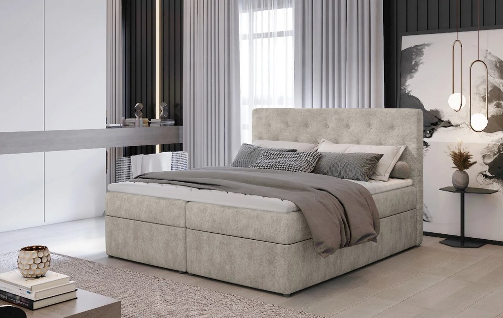 Loree boxspring postel 160X200 Materiál / Dekor: Dora 28