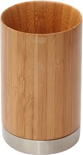 Koupelnový kelímek Bonja, bambus/kov