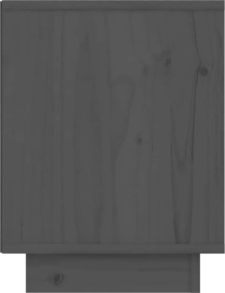 vidaXL Noční stolky 2 ks 40 x 30 x 40 cm masivní borové dřevo [813340] Barva: Bílá