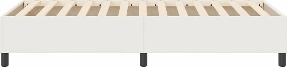 Rám platformy Krémová 80 x 200 cm Žebrovaná látka 3337379