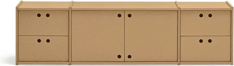 TV stolek v přírodní barvě 157x42x40 cm Wally – Teulat