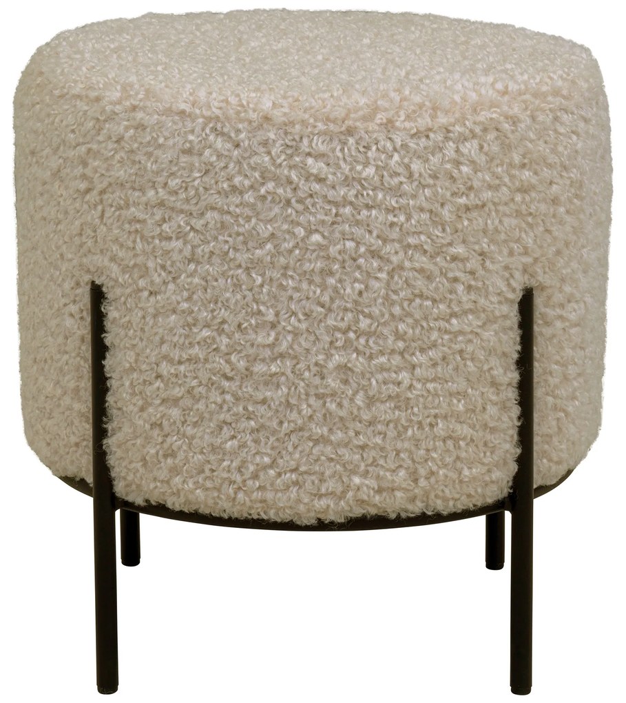 House Nordic Pouf ALFORD šedý 1501171