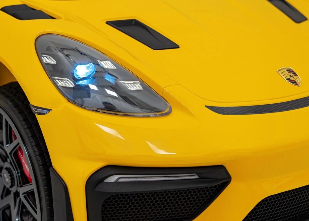 Ramiz Dětské autíčko Porsche Spyder RS 718, žlutý lak