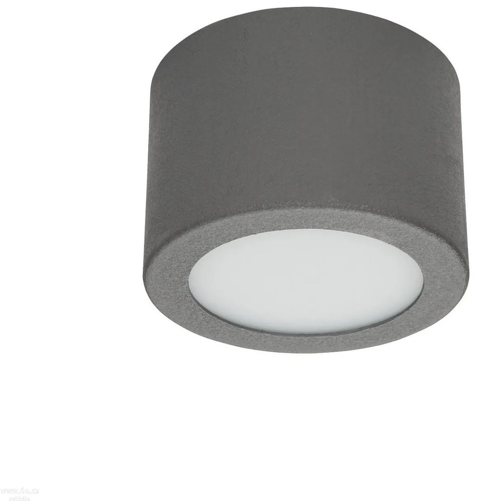 Linealight 8237 Box_SR, betonové stropní svítidlo, 7W LED 3000K, prům. 11,5cm