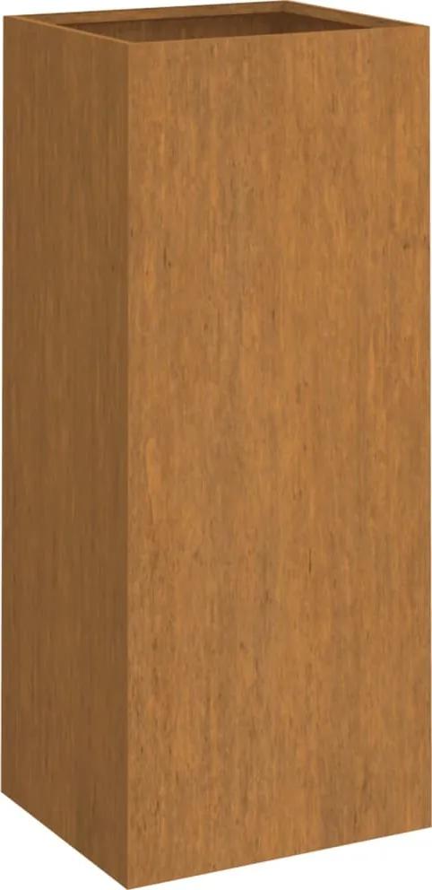 vidaXL Truhlík olivově 32x29x75 cm ocel válcovaná za studena [841572] Barva: rusty