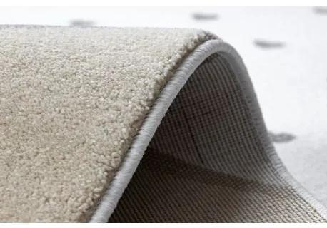 koberec PETIT PLAMEŇÁCI, SRDCE, krémový velikost 120x170 cm | krásné koberce cz