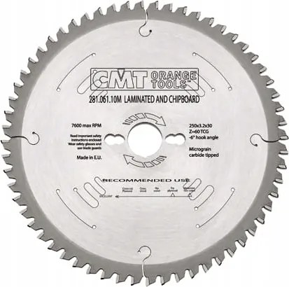 Cmt 281.061.10M Pila Hm D=250 F=30 Z=60 K=3,2/2,2 COMBI3
