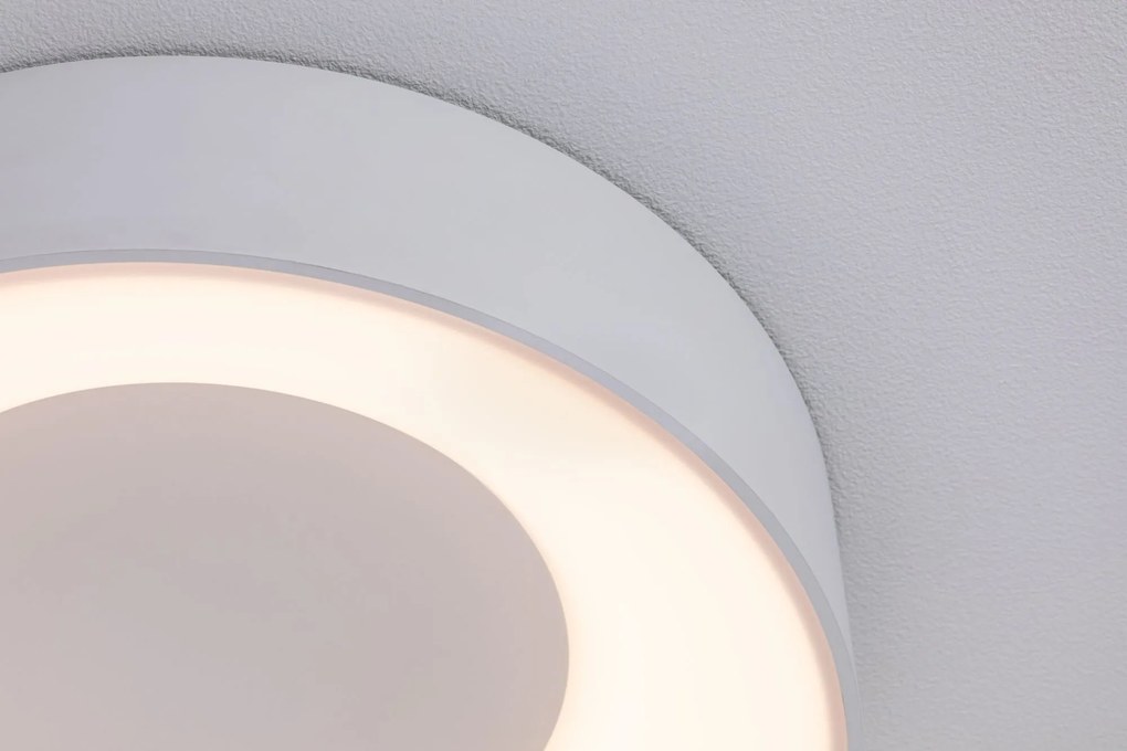 Paulmann 78946 Casca, koupelnové stropní svítidlo LED 16W White Switch, bílá, průměr 30cm, IP44