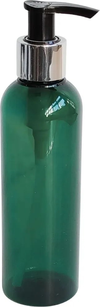 Dávkovač mýdla BEN 200 ml zelený s černo-stříbrným DISC TOP