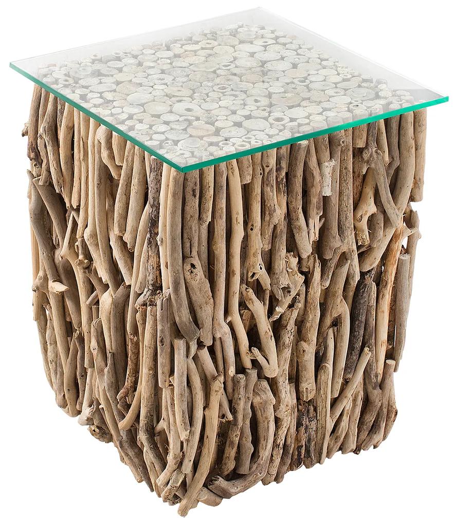 Noble Home Odkládací stolek Woodfoss, 40 cm, naplavené dříví