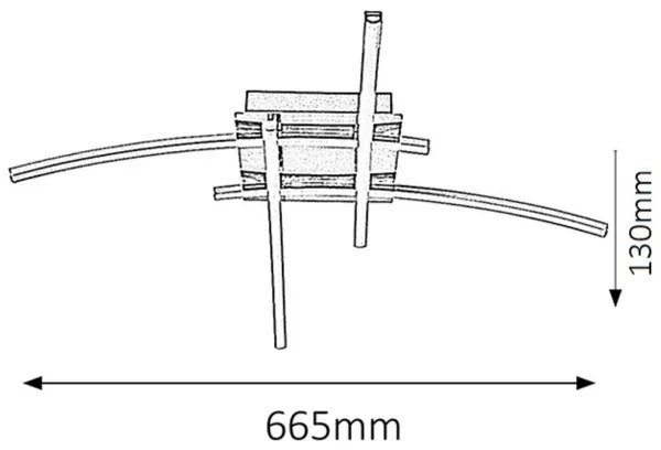 Rabalux 2503 - LED Stropní svítidlo ALEXIS 4xLED/6W
